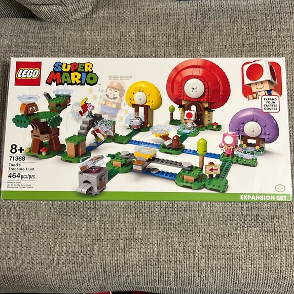 Lego | Toys | Lego Super Mario Toads Treasure Hunt Expansion Built Once ...